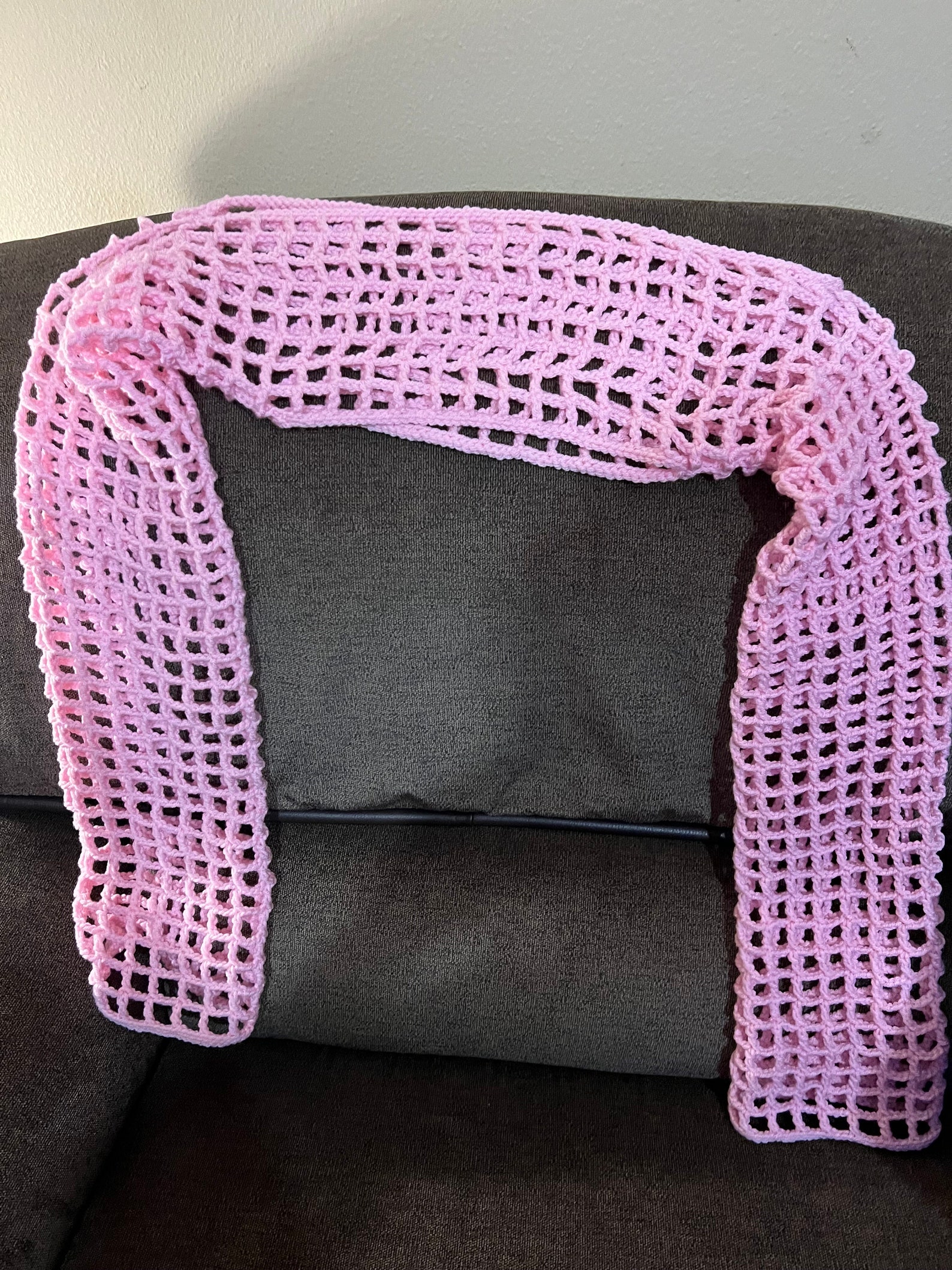 Crochet Handmade Fishnet Bolero Crop Top - Etsy