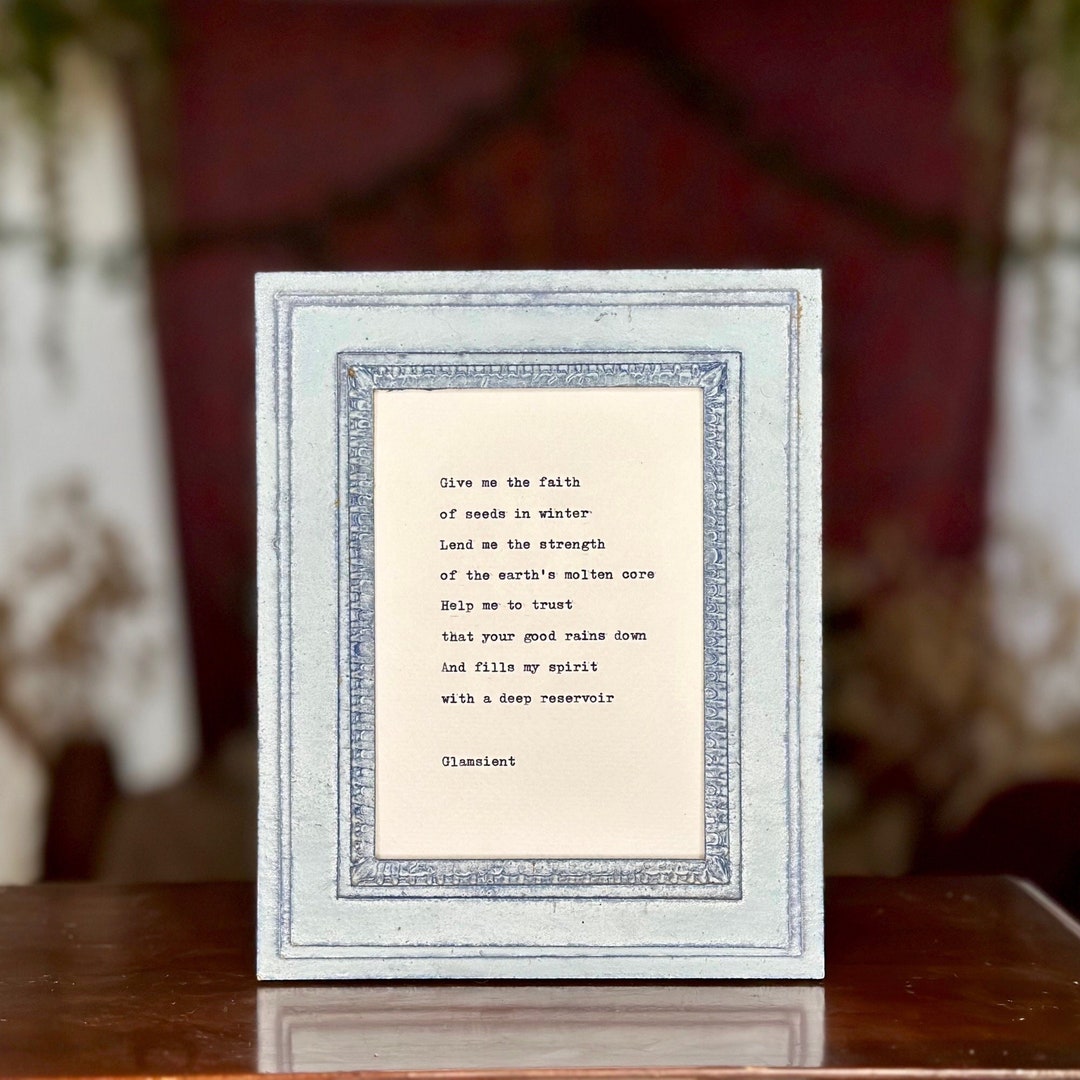 Spiritual Gift Faith Poem Positive Mindset Nature Lovers Poetry ...
