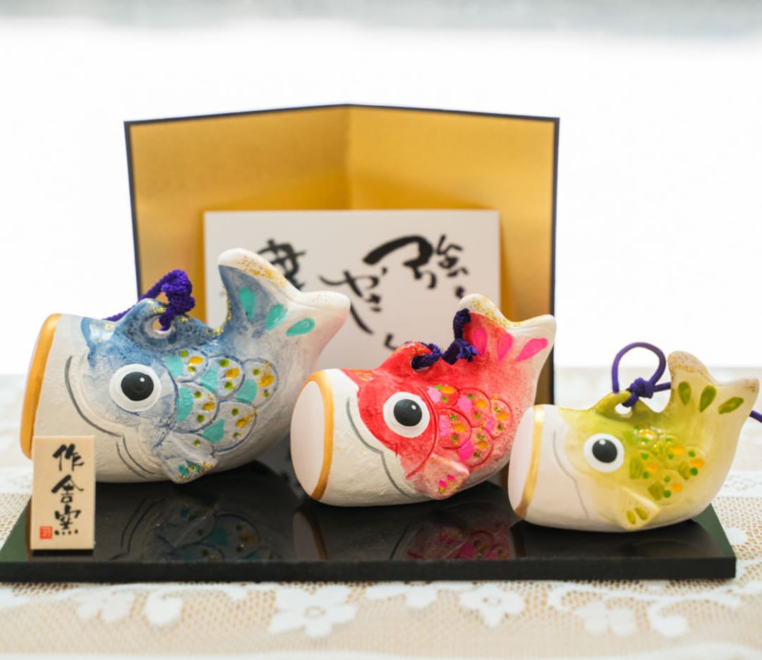 Japanese Cute Carp Fish Figurine, Carp Fish Figurine, Carp Fish Figure ...