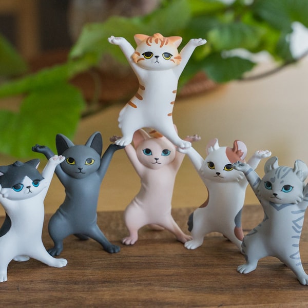 Cute Cat Figurine - Etsy