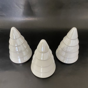 Christmas Tree / SET OF 3 / Ceramic Christmas Tree / Christmas Ceramic ...