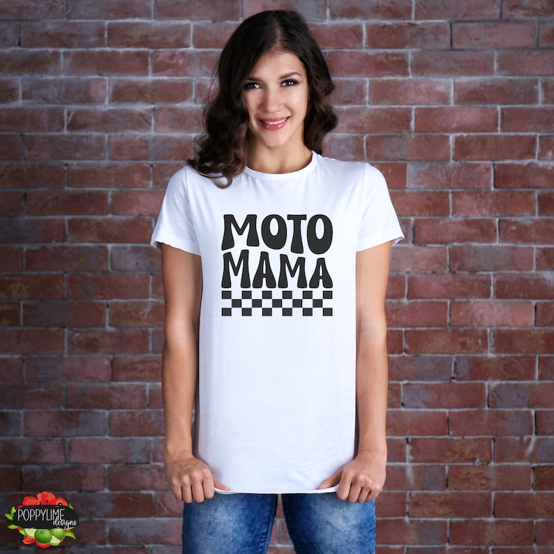 Moto Mama Retro Wavy Design, Moto Mama Sublimation,moto Mom Sublimation ...