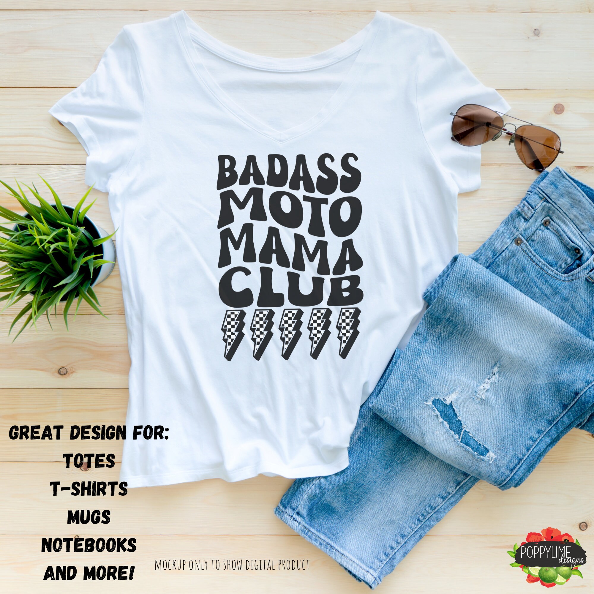 Moto Mama Retro Wavy Design, Moto Mama Sublimation,moto Mom Sublimation ...