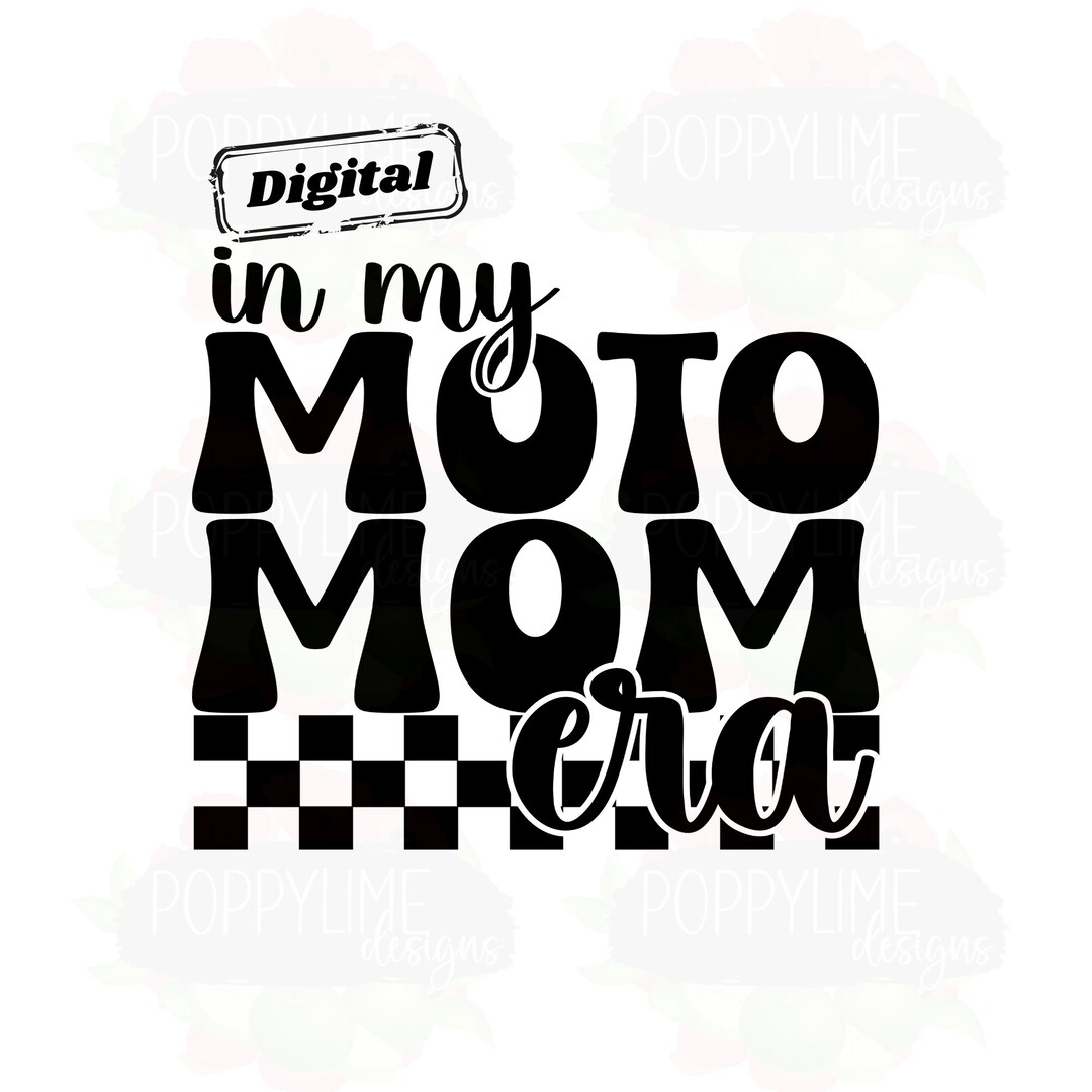 Moto Mom Era Wavy Digital Download, Moto Mom Design, Sublimation ...