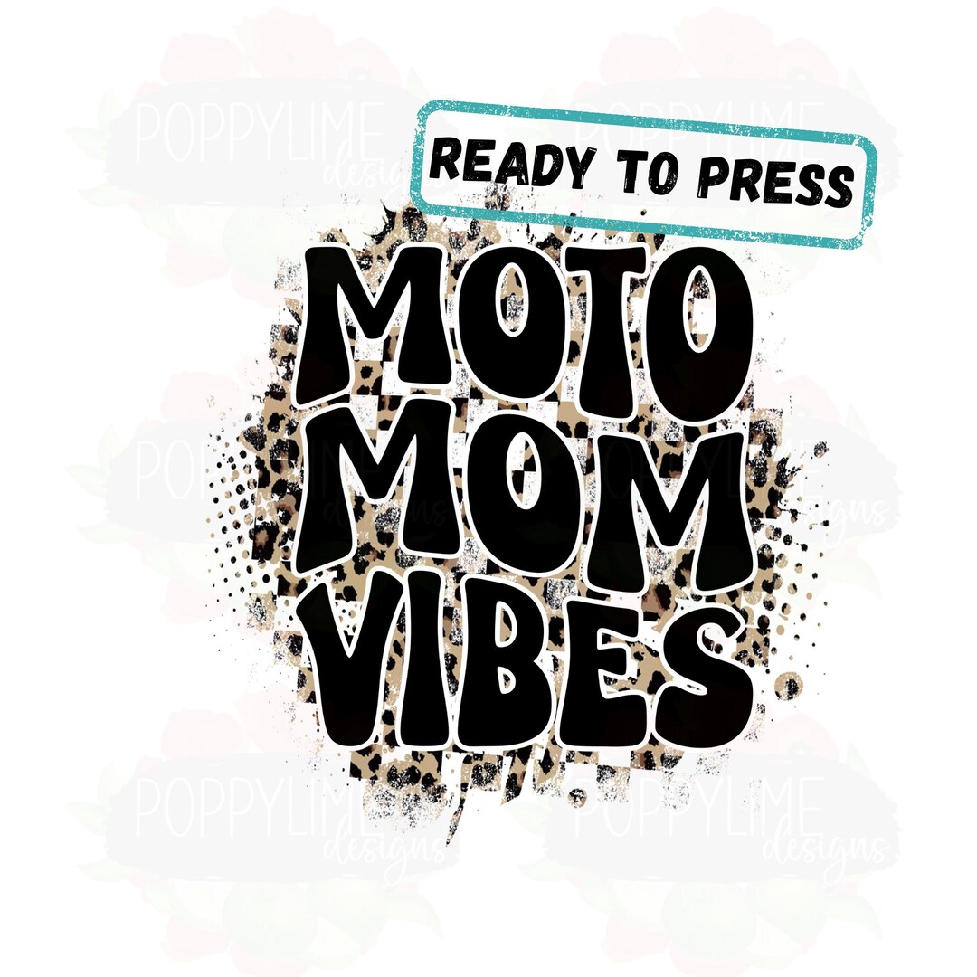 Moto Mom Retro Wavy Design, Motocross Mom Sublimation, Dirt Bike Mom ...
