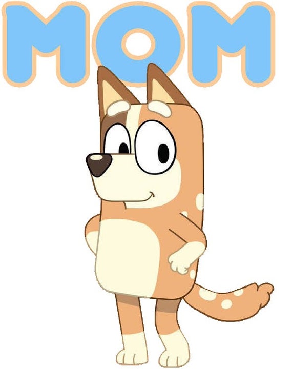 Bluey MOM Sticker - Etsy