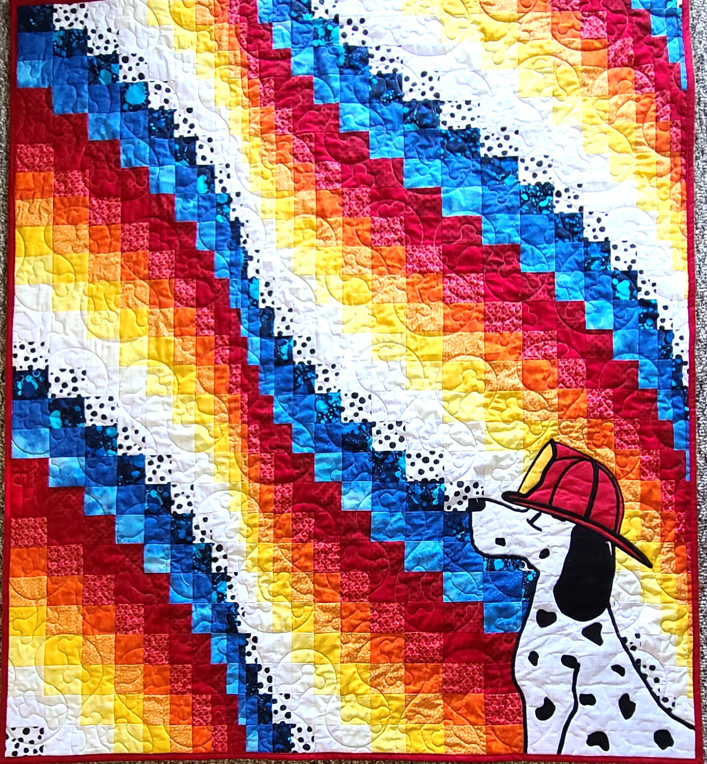 Dalmation (fire and Ice) Bargello Pattern - Etsy