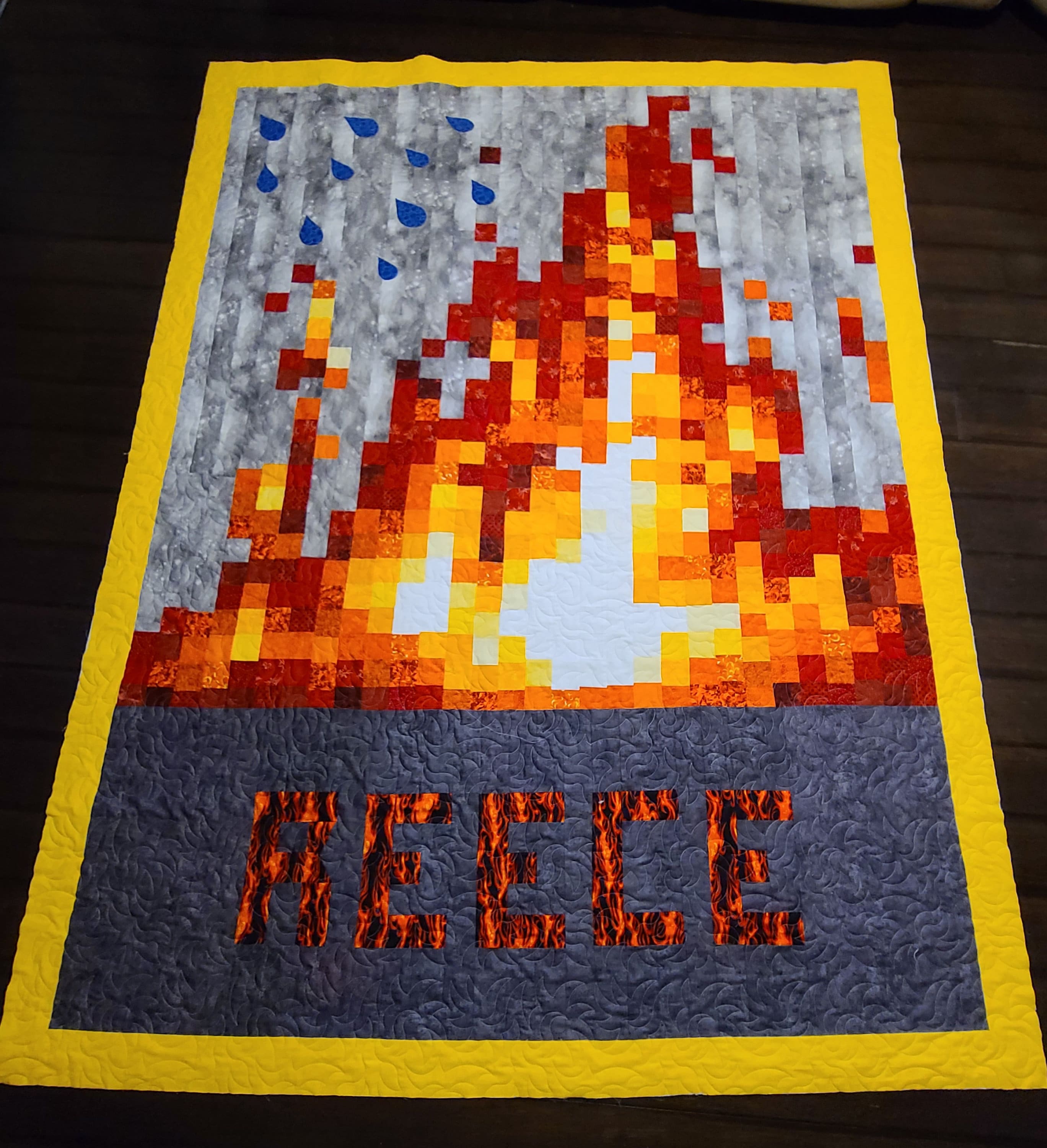 Firefighter First Responder Quilt Pattern - Etsy