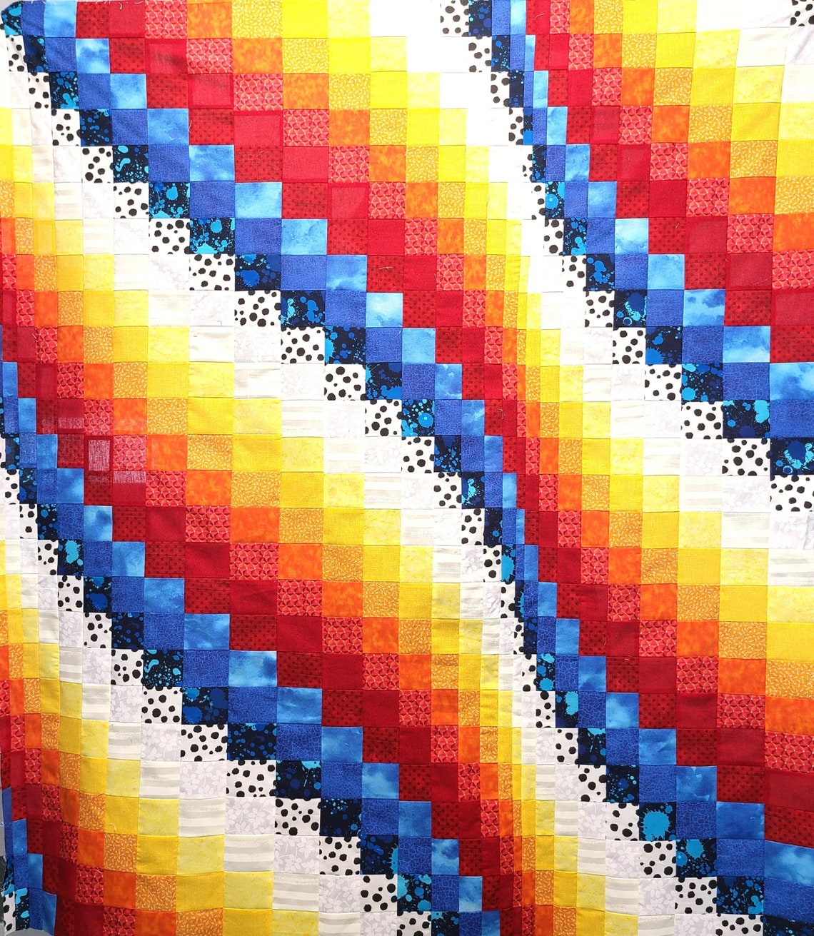 Dalmation fire and Ice Bargello Pattern - Etsy