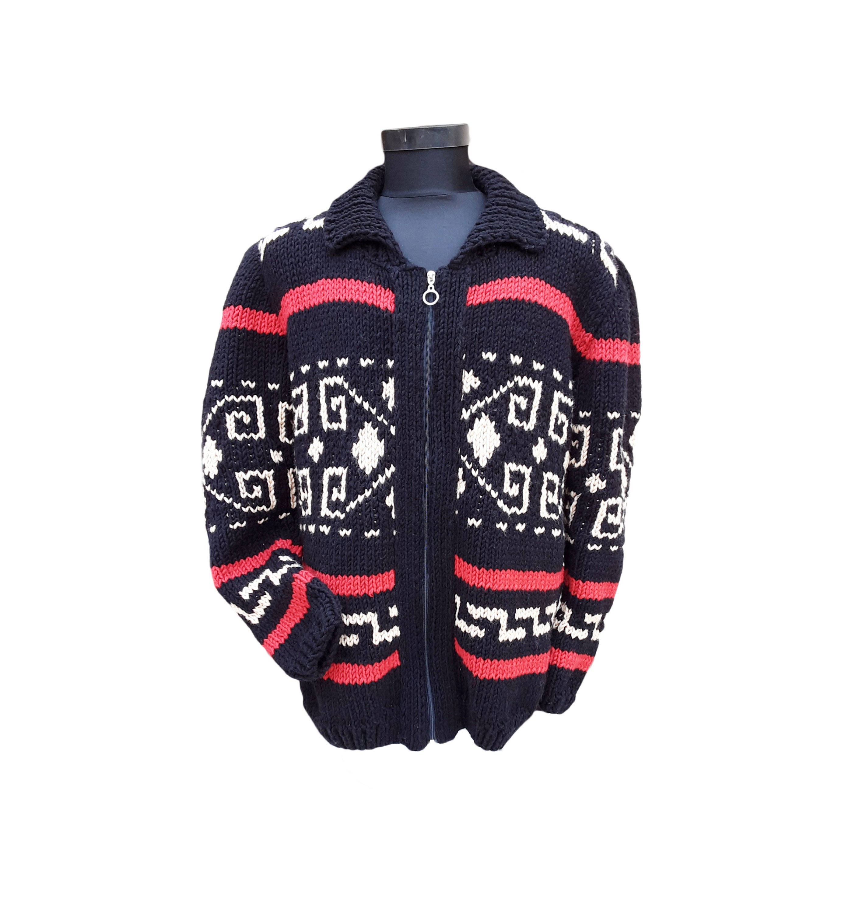 Chunky Men's Zip Sweater Inspired by Dude Style Big Lebowski Sweater ...