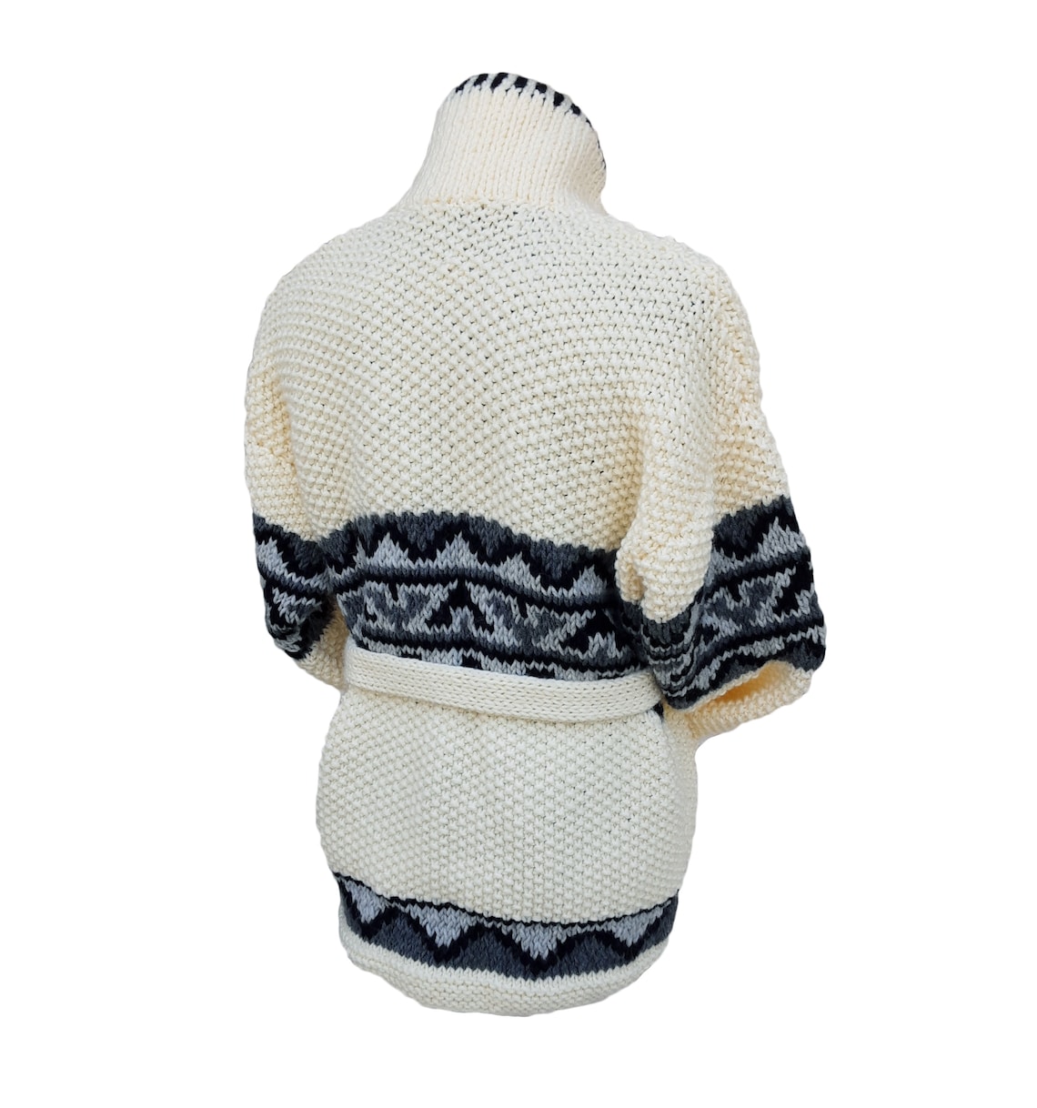 Cowichan Style Chunky Cardigan Starsky Sweater - Etsy
