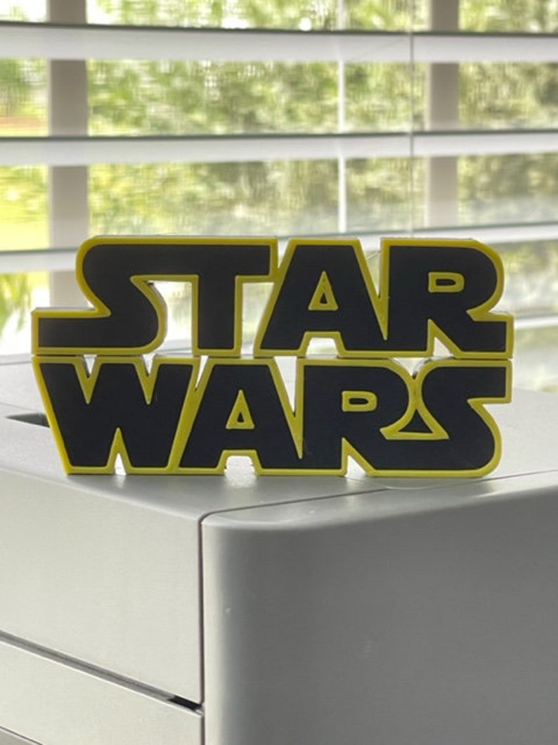 Star Wars 3D Printed Art / Display Sign - Etsy