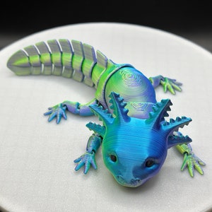 Axolotl Color Changing Figurine Tricolor - Etsy