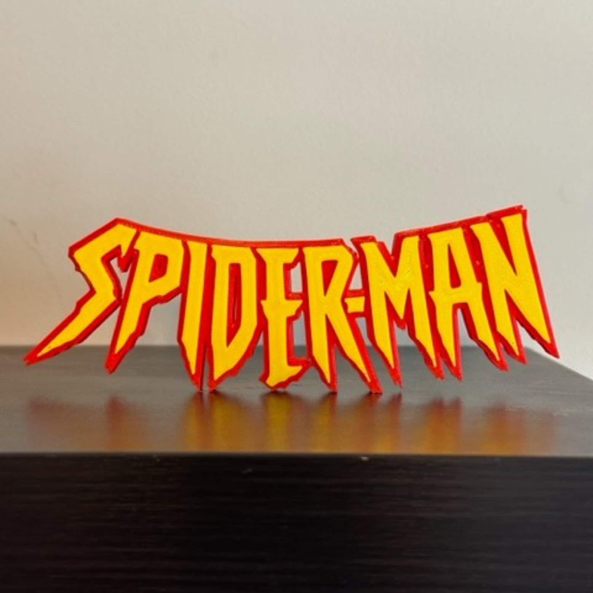 Spiderman 3D Printed Art / Display Sign for Funko POP Collection and ...