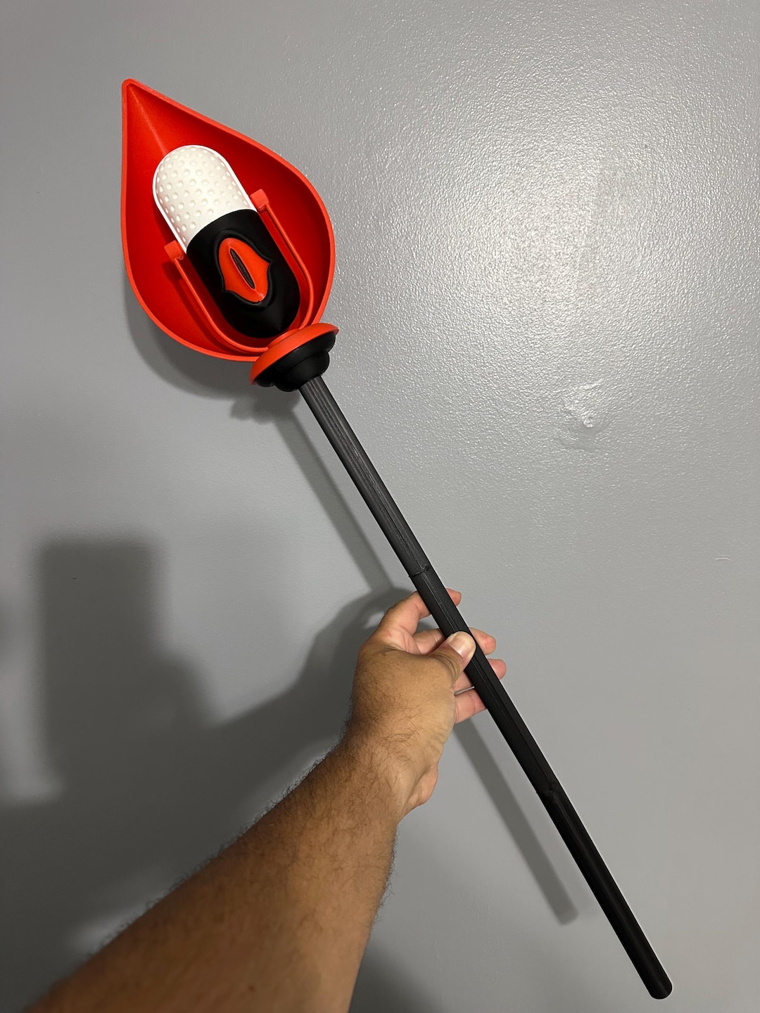 Alastor Demon of Radio Staff Microphone - Cosplay Prop (full Color ...