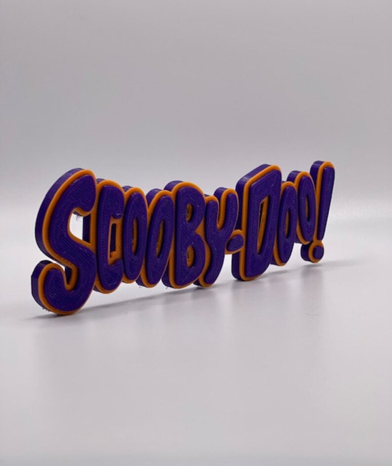 Scooby Doo 3D Printed Art / Display Sign - Etsy