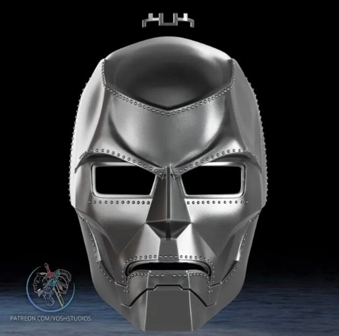 3D Printed Doctor Victor Von Doom Inspired Mask - Cosplay - Halloween ...