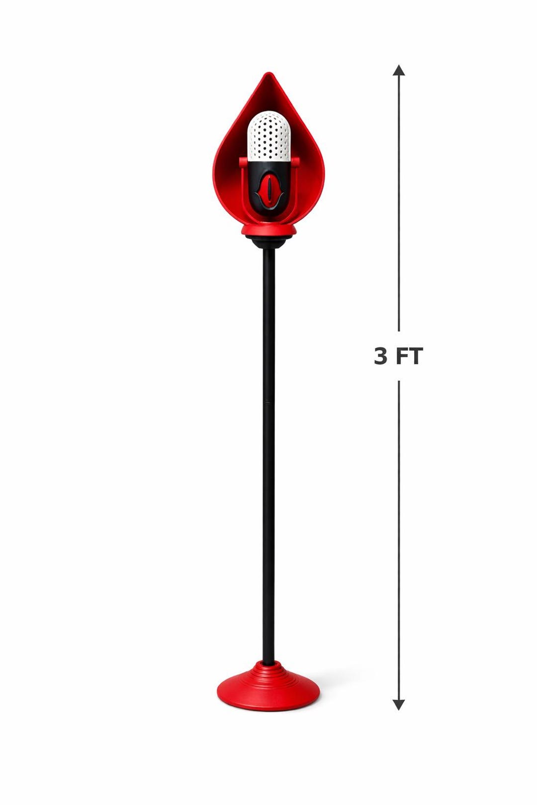 Alastor Demon of Radio Staff Microphone - Cosplay Prop (full Color ...