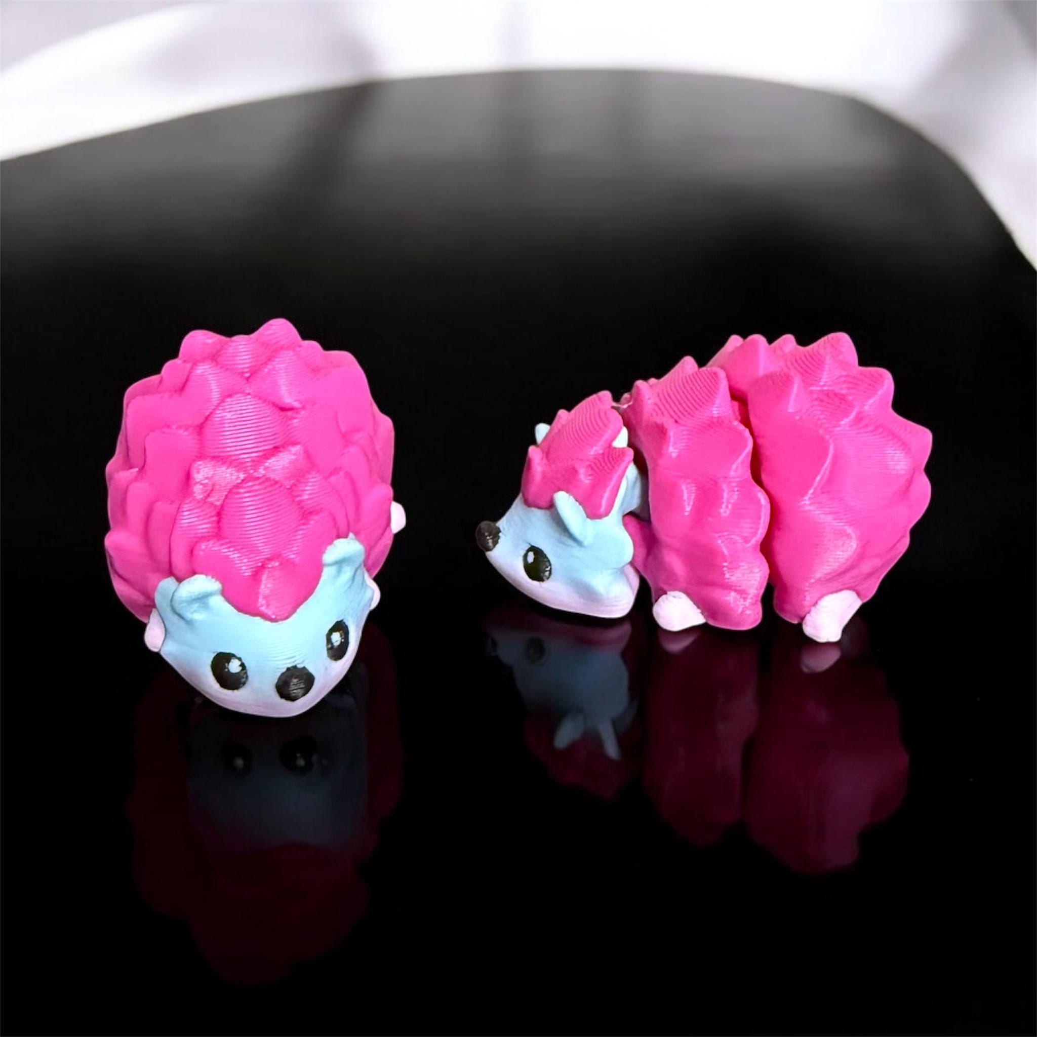 3D Printed Articulating Hedgehog | Flexi Fidget Toy - Etsy