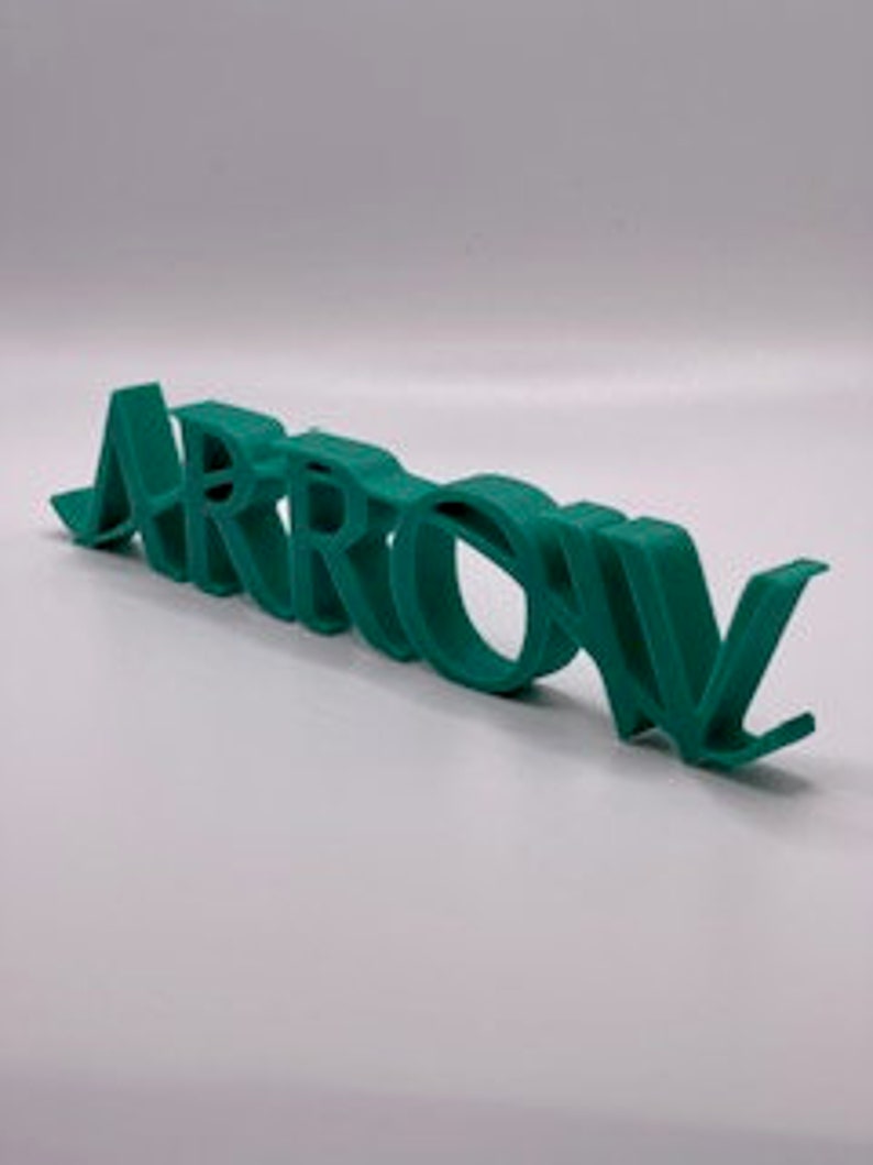 Arrow 3D Printed Art / Display Sign - Etsy