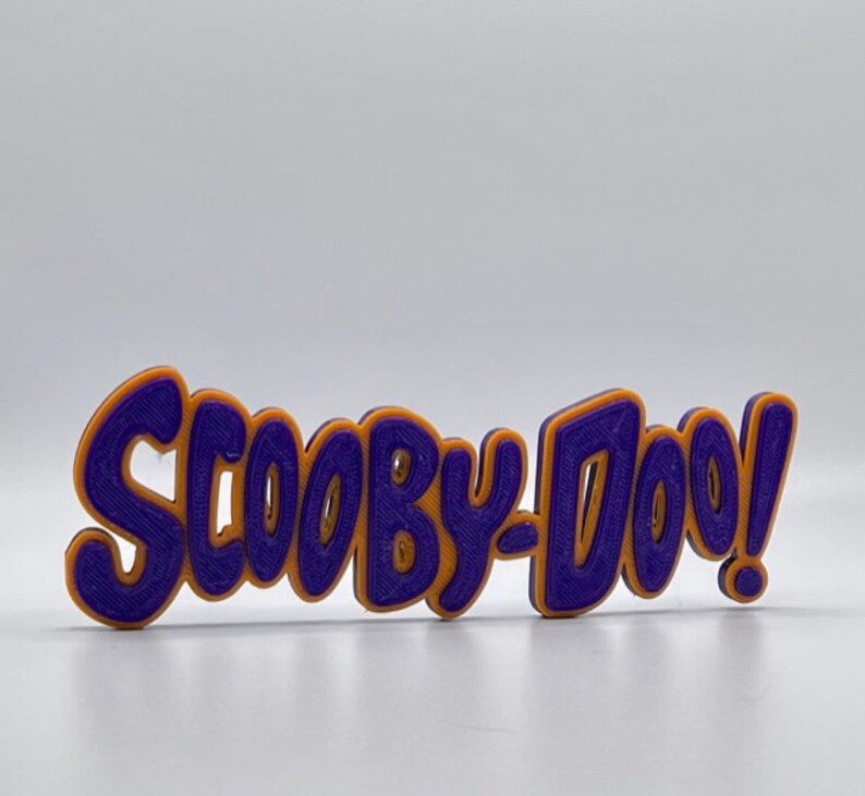 Scooby Doo 3D Printed Art / Display Sign - Etsy