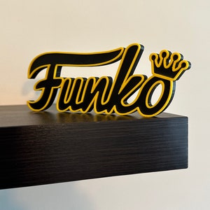Funko Sign 3D Printed Art / Display Sign / Cake Topper / Funko POP ...