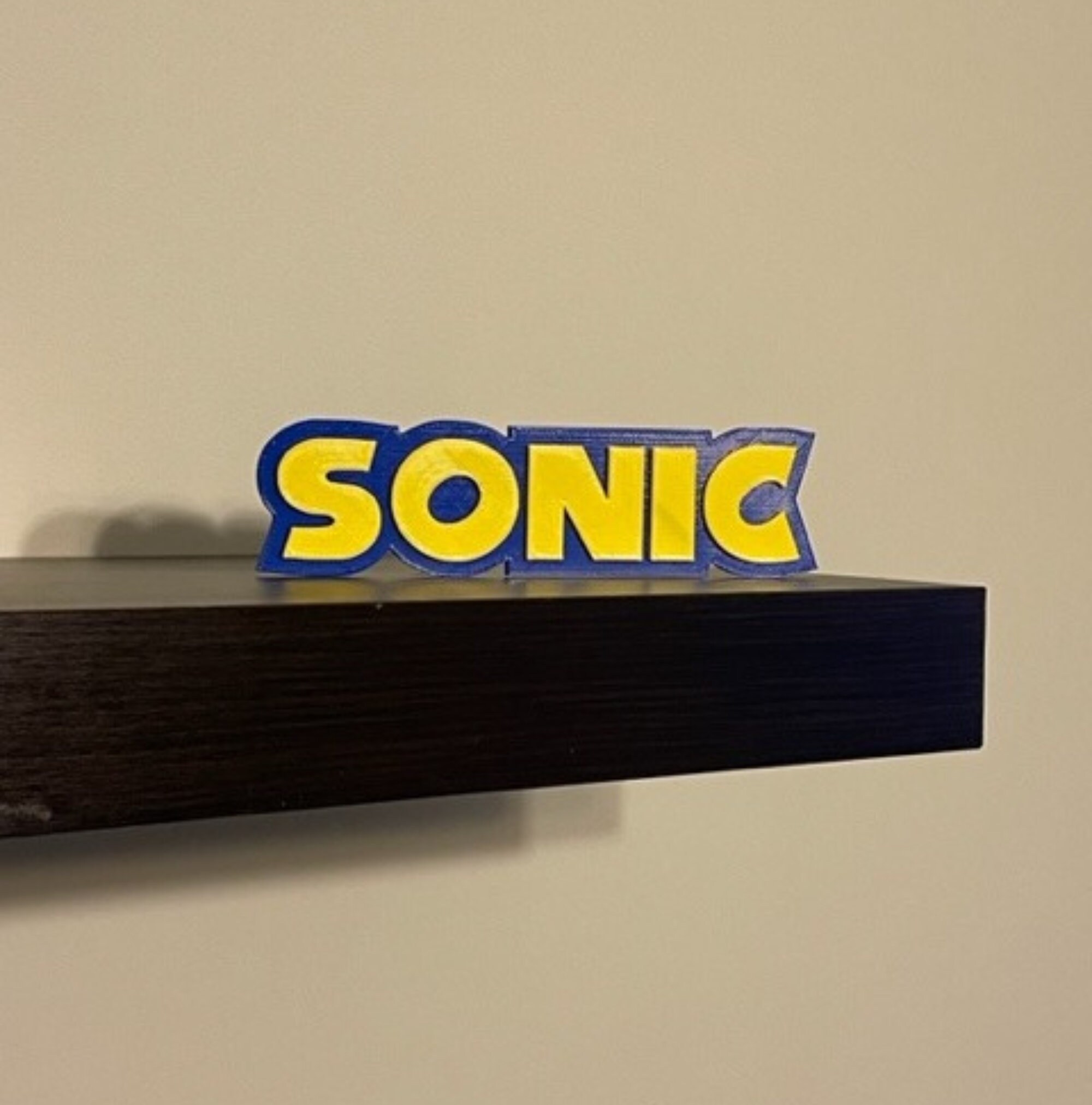Sonic 3D Printed Art / Display Sign / Funko - Etsy Australia
