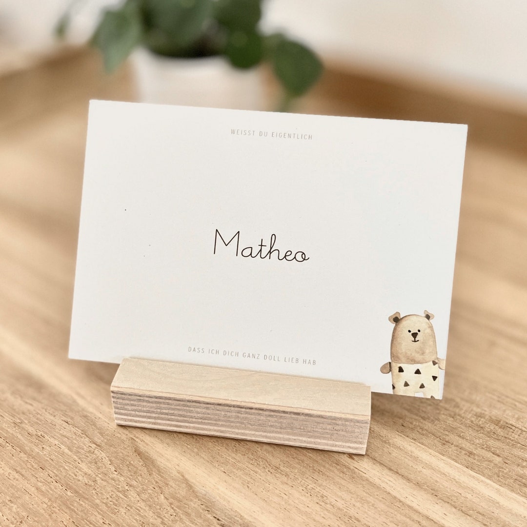 Congratulations Card for the Birth I Personalized Birth Card L - Etsy