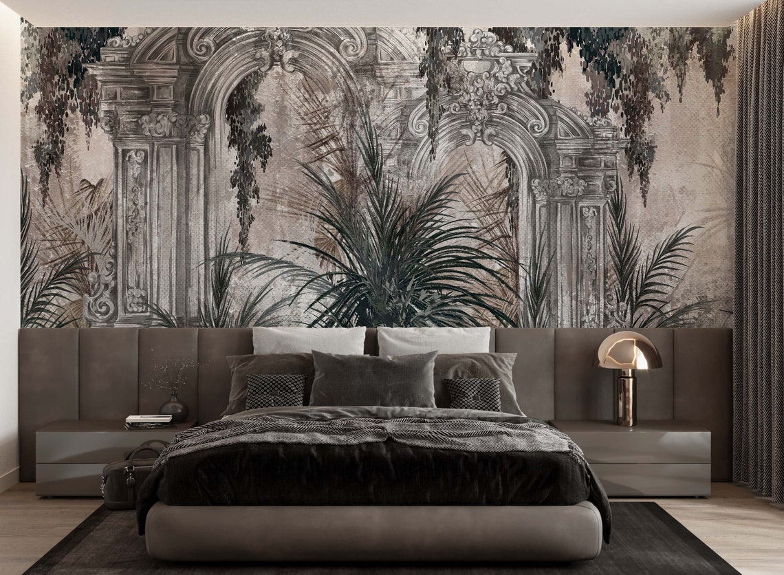 Vintage Antique Column Wallpaper Vintage Style Wallpaper - Etsy