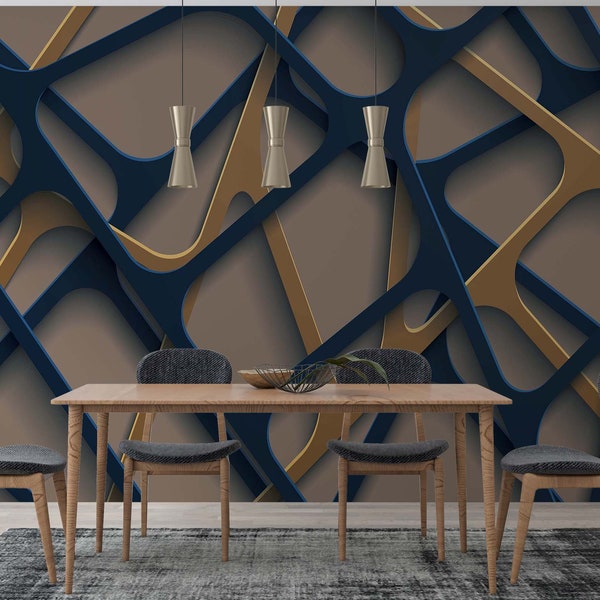 3d Wallpaper Modern - Etsy