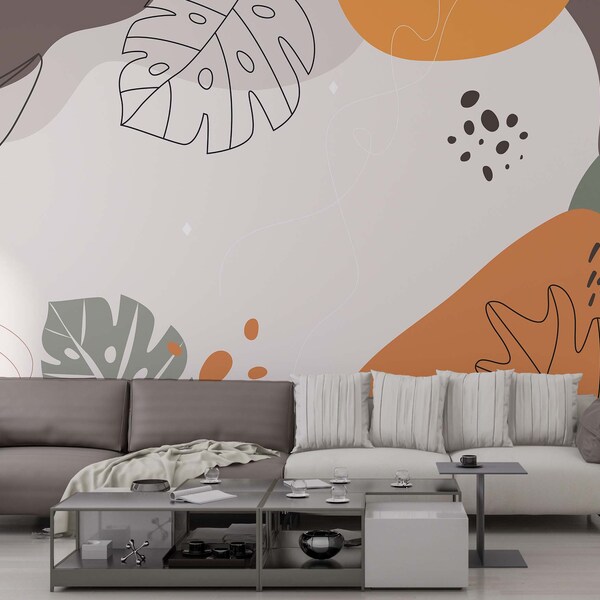 Modern Wall Mural - Etsy
