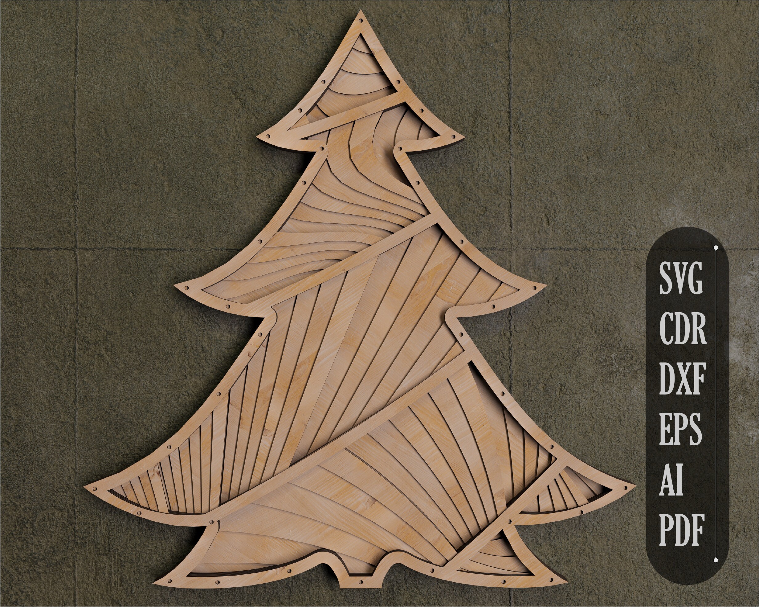 Christmas Tree Svg Merry Santa Claus Funny Grinch Layered - Etsy