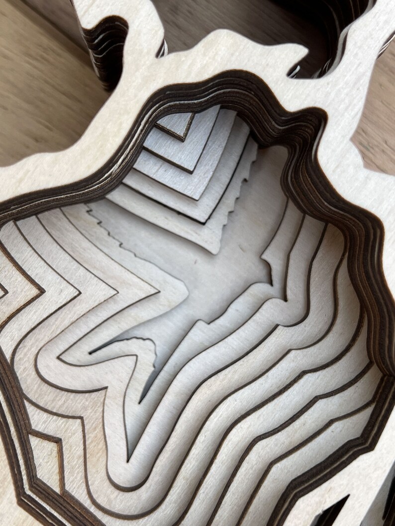 World Map Svg Layered Wall Art Adventure Layered Mandala - Etsy