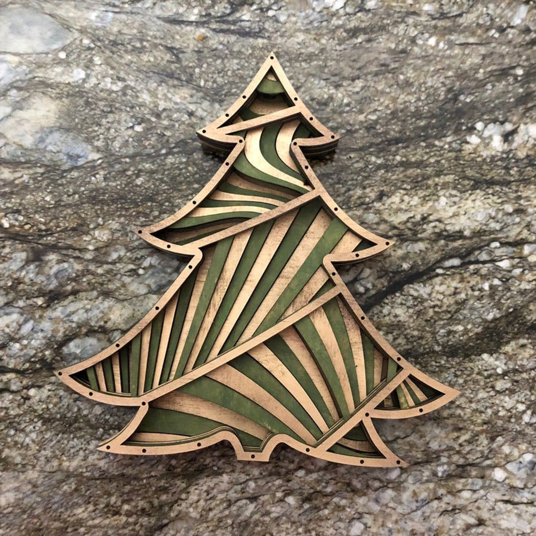 Christmas Tree Svg Merry Santa Claus Funny Grinch, Layered Mandala ...