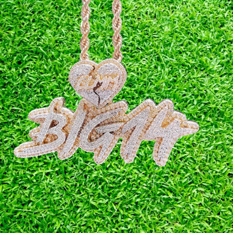 Letter Pendant - Etsy