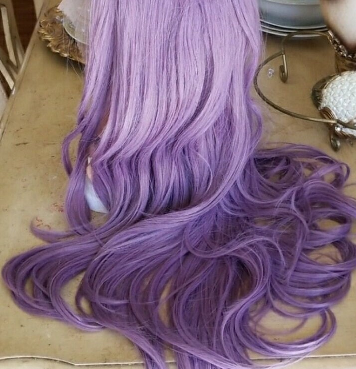 24 LILAC Purple Beautiful Lace Front Wig Lace Front Wig - Etsy