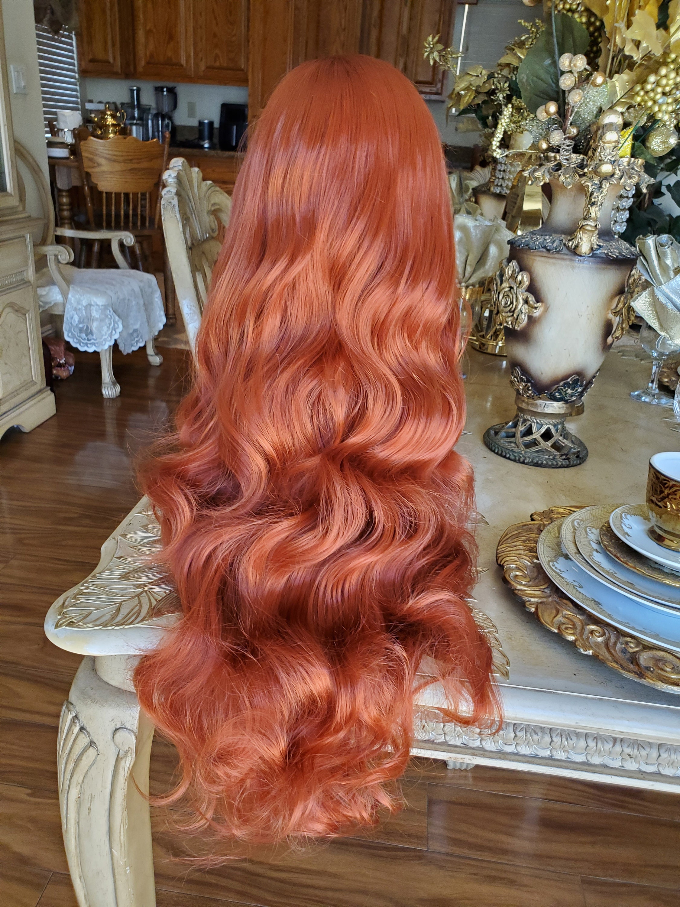 Copper Red Beautiful Lace Front Wig Lace Front Wig Heat - Etsy