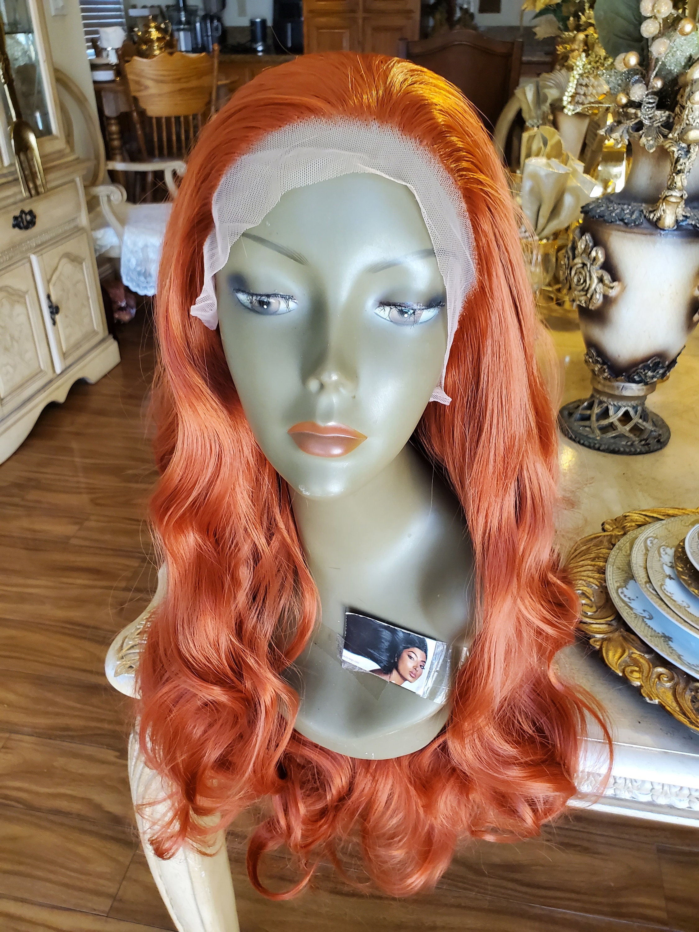 Copper Red Beautiful Lace Front Wig Lace Front Wig Heat - Etsy