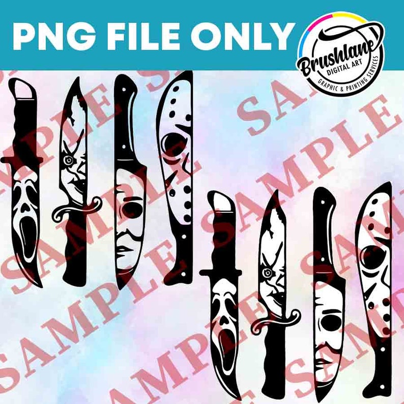 Slasher Knives / Horror Clip Art / Digital Download - Etsy