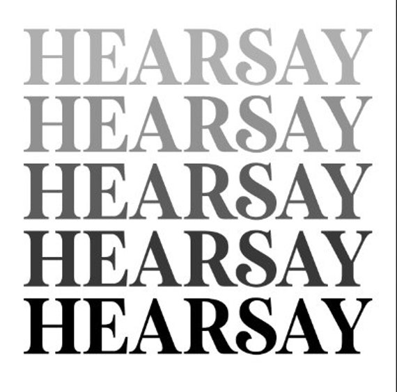 HEARSAY Clip Art / Digital Download - Etsy