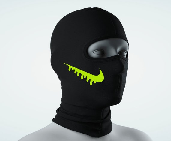 Hardcore Nike Ski Mask For Men And Women Halloween Gothic Mask Etsy