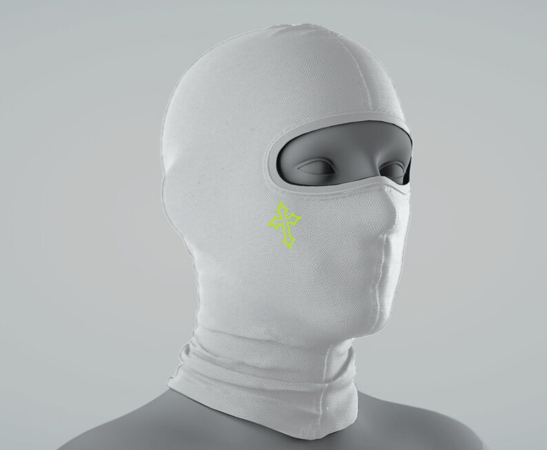 Street Fashion Drip Saint Hood Ski Mask Handmade Aesthetic - Etsy