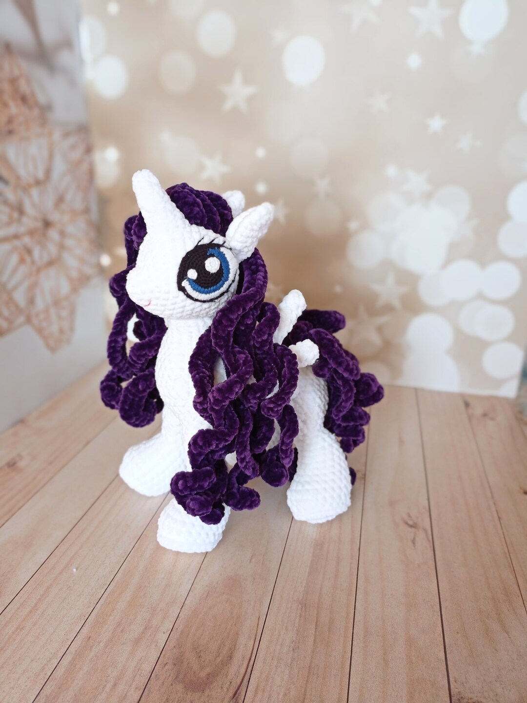 Crochet My Little Pony. Crochet Rarity Plush. - Etsy