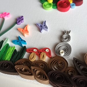 Framed Quilled Tree Art - Etsy