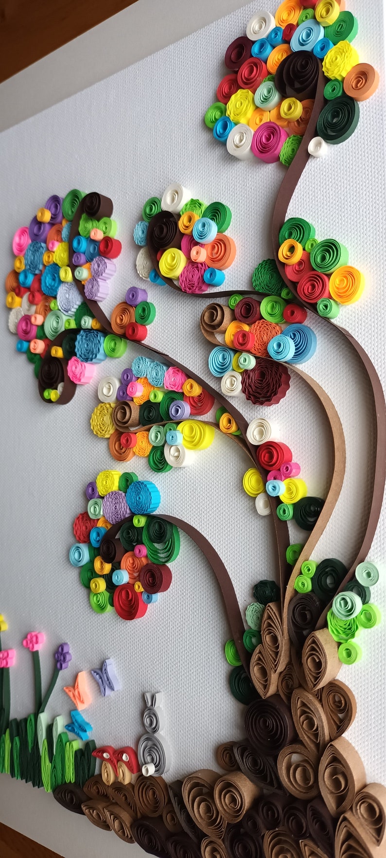 Framed Quilled Tree Art - Etsy