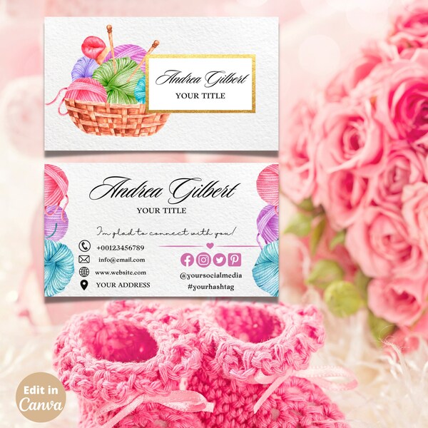 Crochet Business Card - Etsy