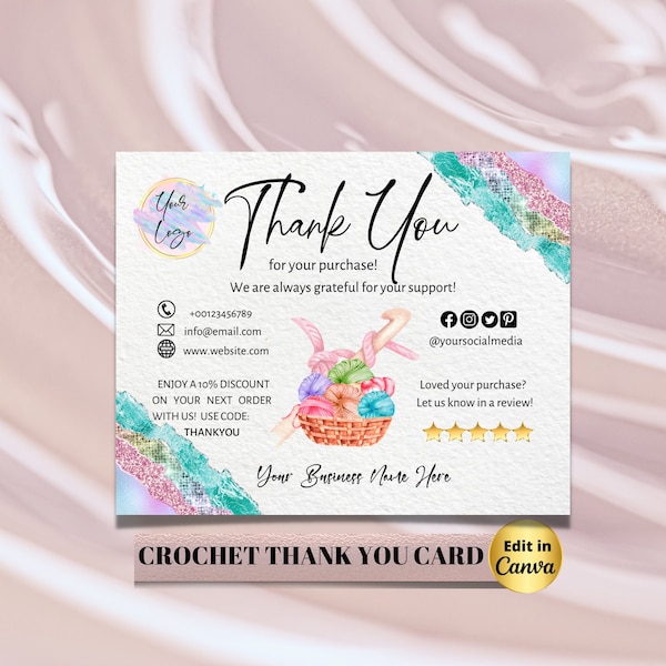 Yarn Thank You - Etsy