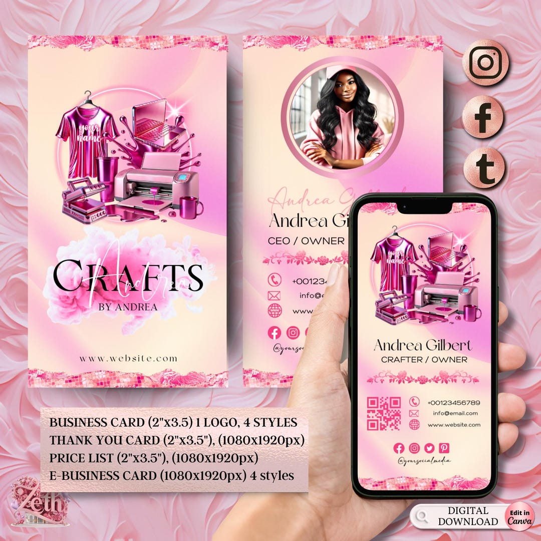 Crafting Business Card Design, Textable Crafter Logo T-shirt Business ...