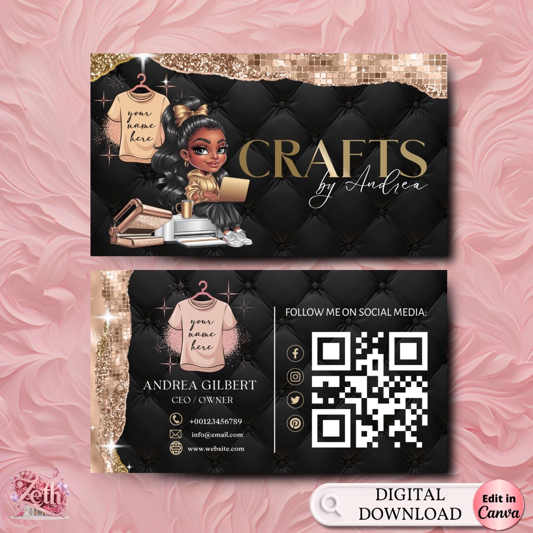 Gold Crafting Logo, Crafting Queen Logo Primate T-shirt Design Business ...