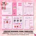 CROCHET EDITABLE Business Form Templates Order Tracker Form, Printable ...